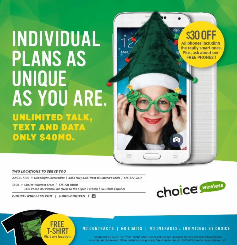 Shop Local – Choice Wireless | Angel Fire, New Mexico