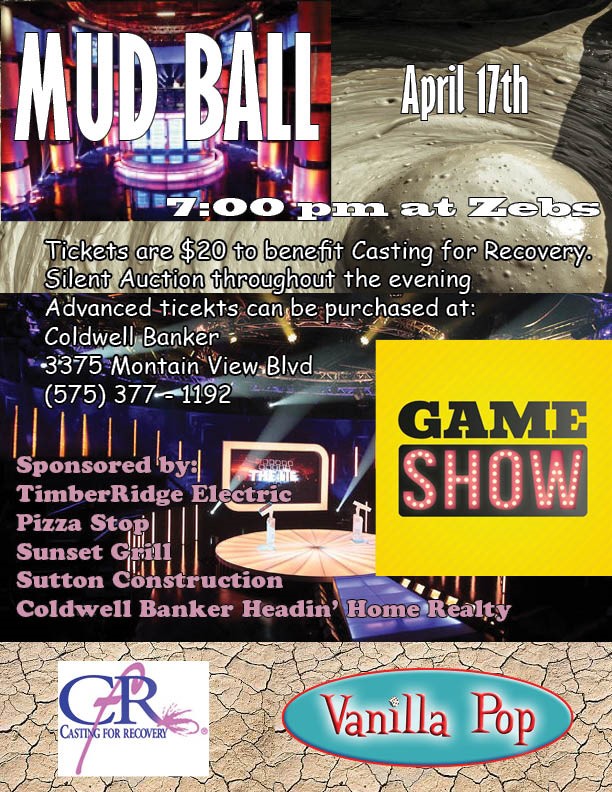 Mud Ball Game Show @ Zebs | Angel Fire, New Mexico