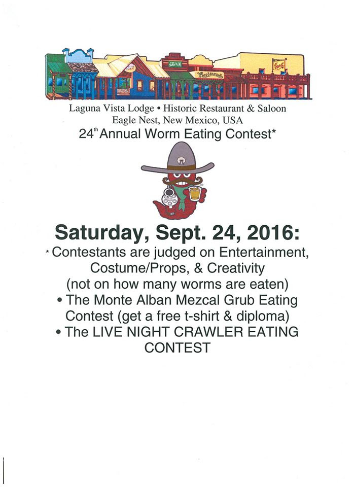 Laguna Vista Lodge 24th Annual Worm Eating Contest | Angel Fire, New Mexico